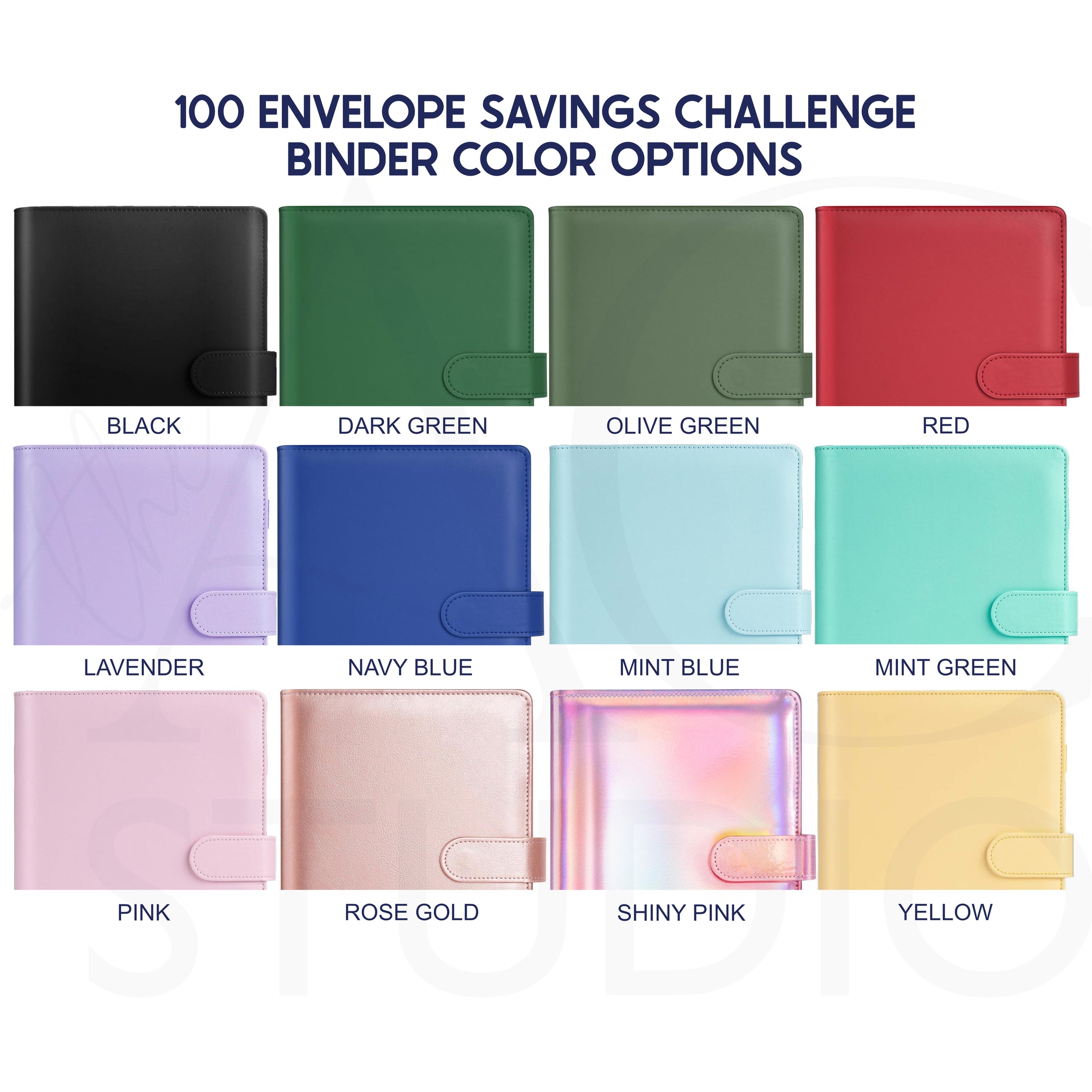100 Envelope Savings Challenge Binder – The AC Studio